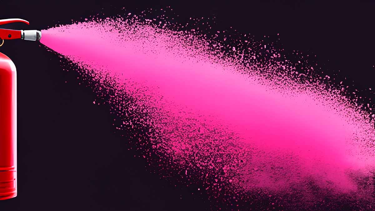 Pasos para apagar un incendio con extintor PQS y CO2 2024